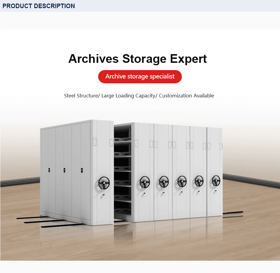 mechanical assist mobile goods storage compactus - HUADU