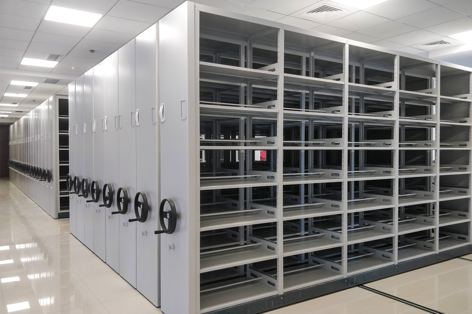 Handpush bulk filing compactus mobile office file storage - HUADU