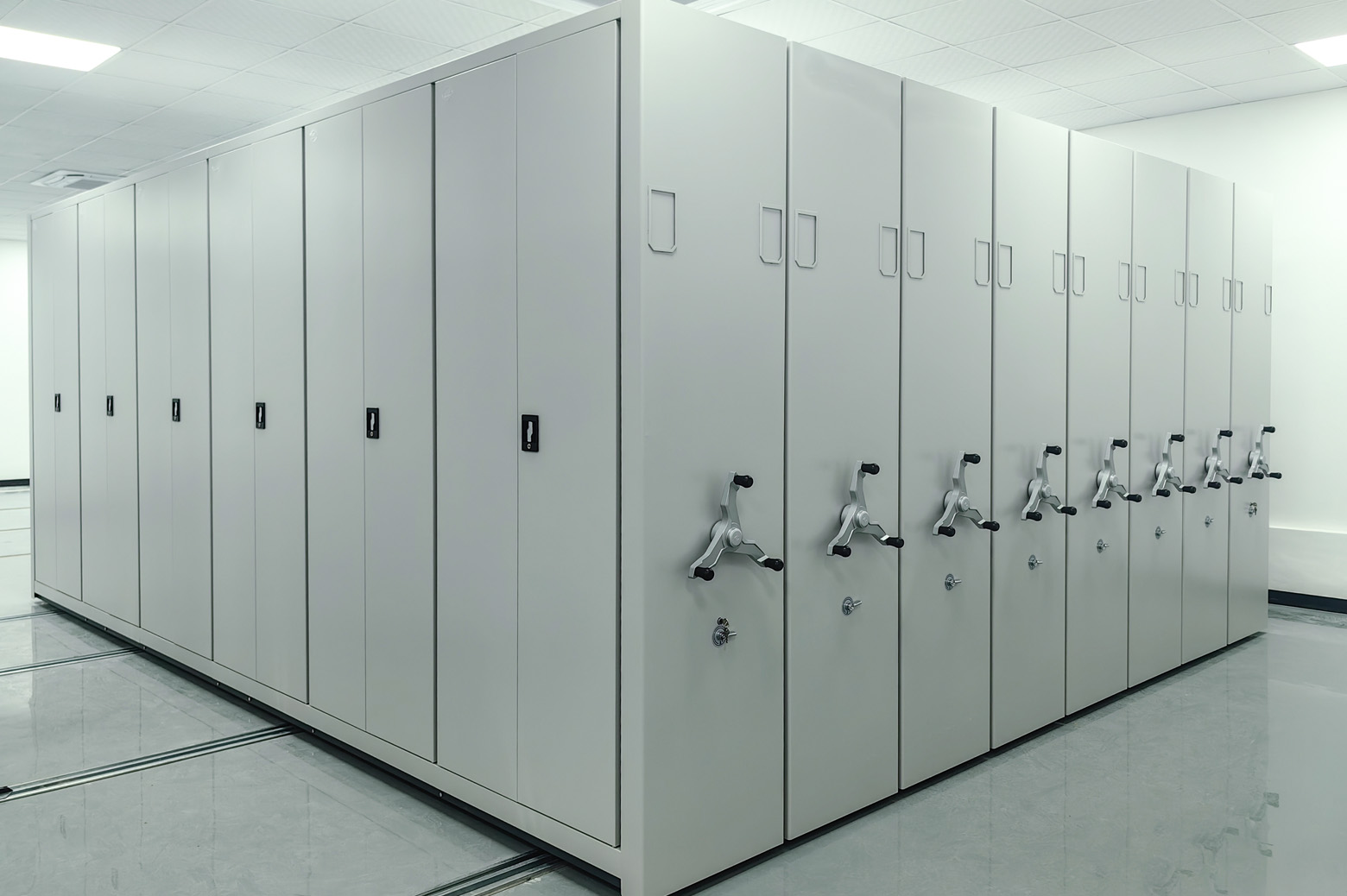 Handpush bulk filing compactus mobile office file storage - HUADU